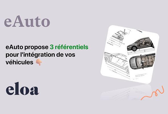 eAuto propose 3 référentiels pour l'intégration de vos véhicules 👇🏼