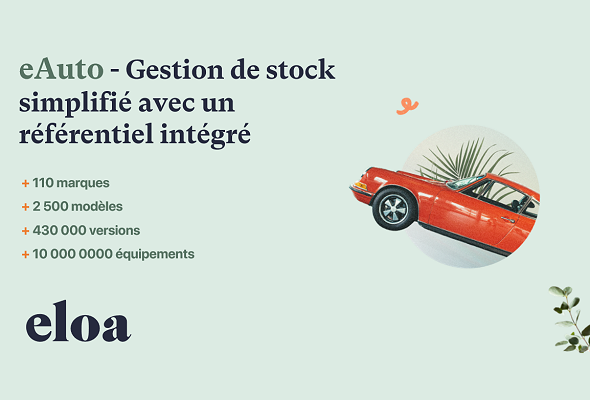 eAuto - Gestion de stock simplifiée avec un référentiel intégré